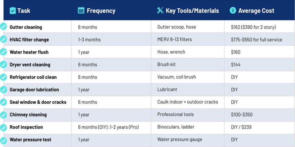 10 Simple Home Maintenance Tasks That Could Save You Thousands